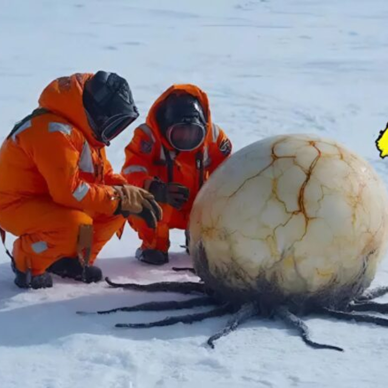 Des scientifiques ont découvert un énorme œuf d'un animal marin inconnu ...